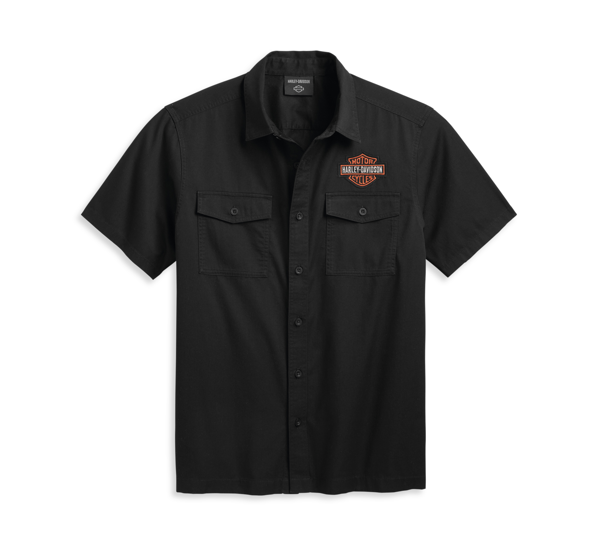 Men's Bar & Shield Short Sleeve Shirt - Black Beauty | Harley-Davidson USA