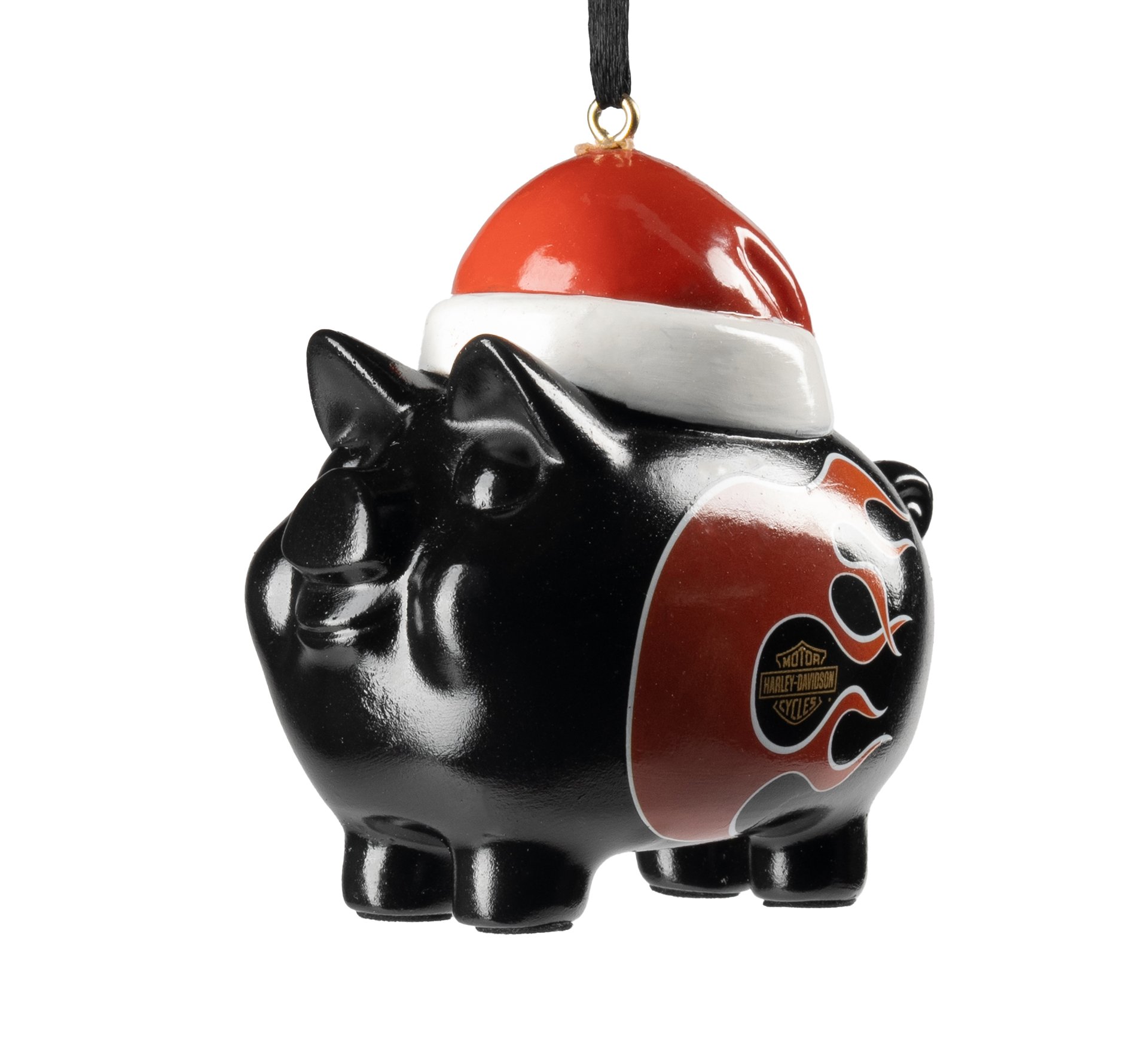 Santa Hog Flame Ornament | Harley-Davidson USA