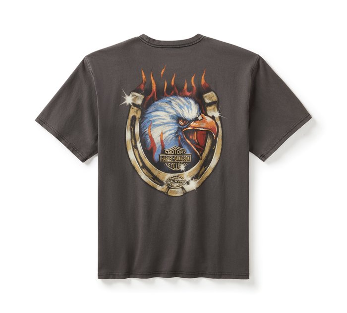 Dickies x HD Heavyweight Flaming Eagle Tee | Harley-Davidson LATM