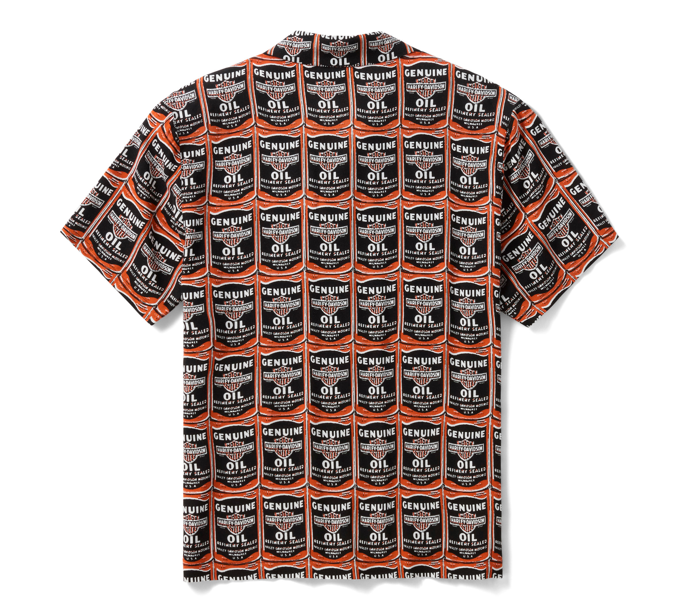 Men's H-D Essential Oil Can Aloha Shirt | Harley-Davidson USA