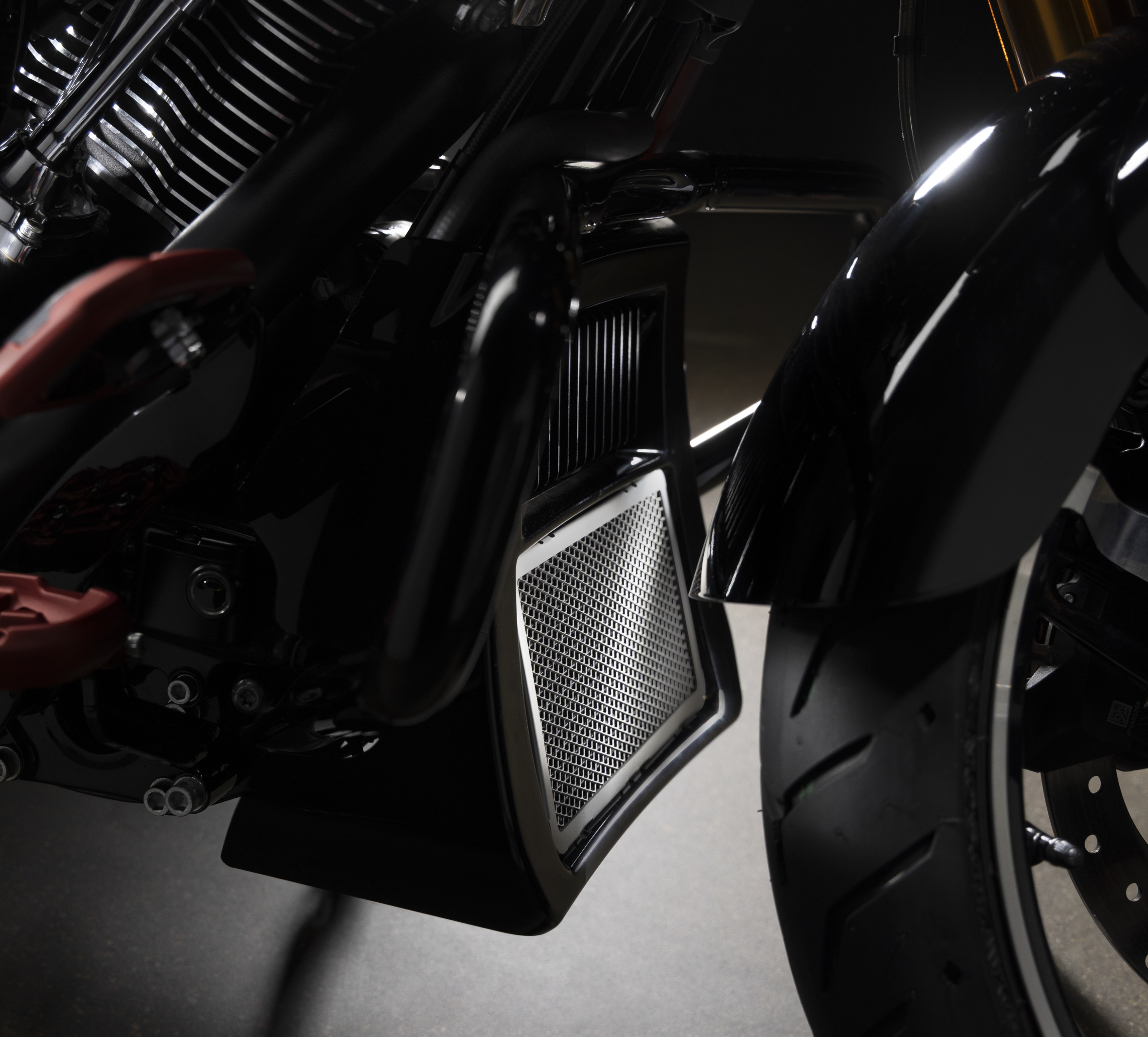 Center-Cooled Milwaukee-Eight Radiator Guard | Harley-Davidson USA