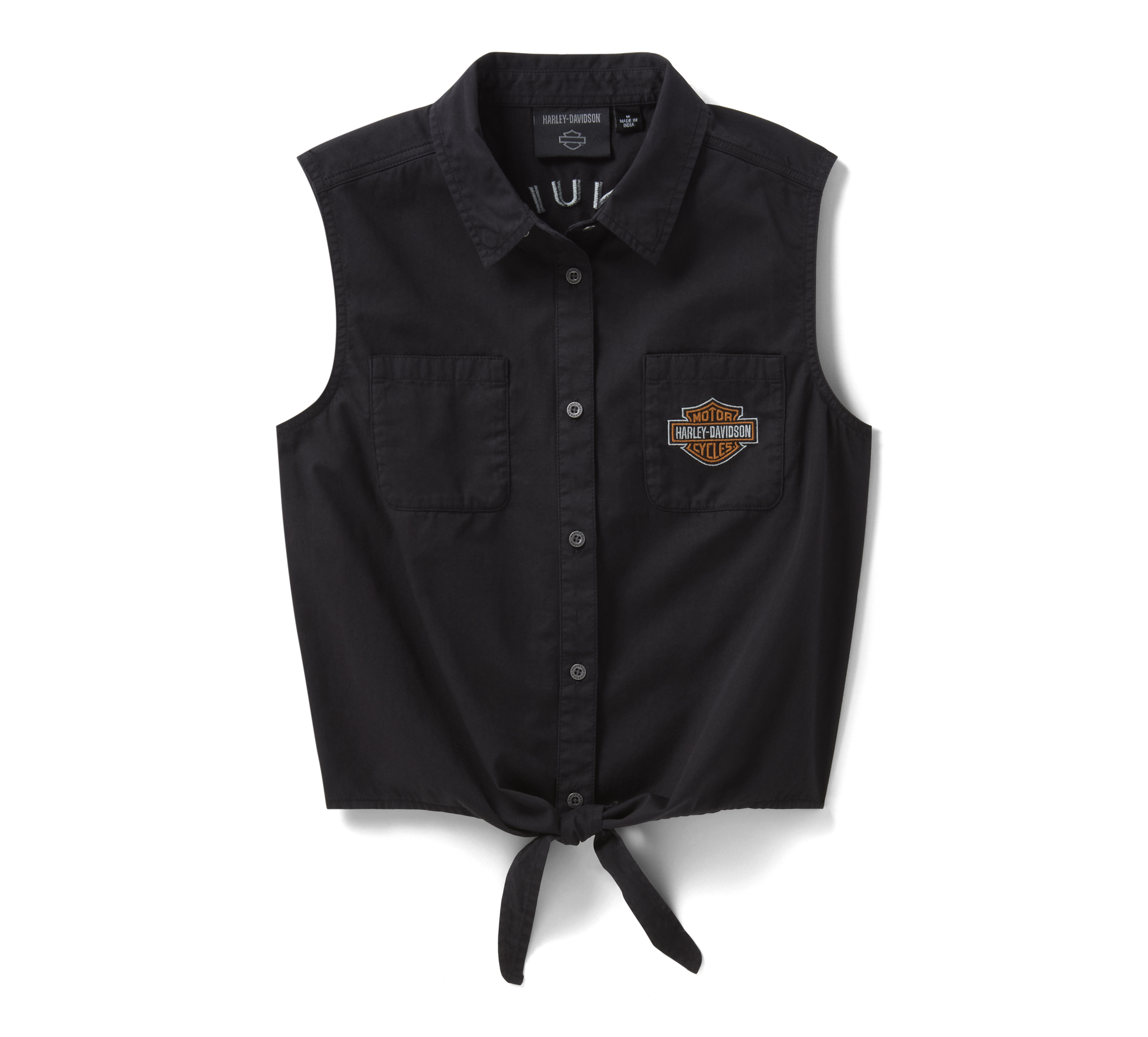 Women's H-D Essential Tie Front Top | Harley-Davidson CA