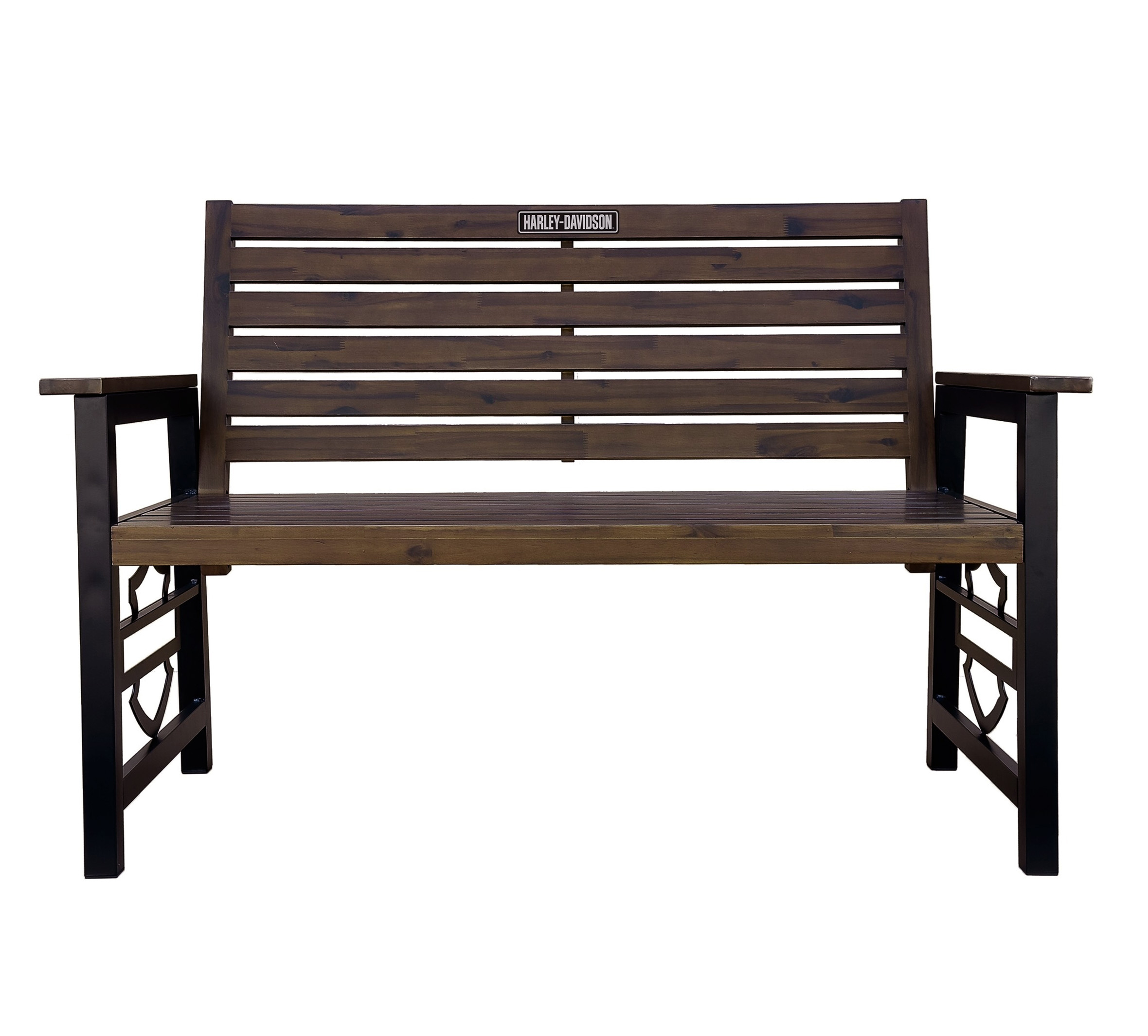 Open Bar & Shield Outdoor Bench | Harley-Davidson CA