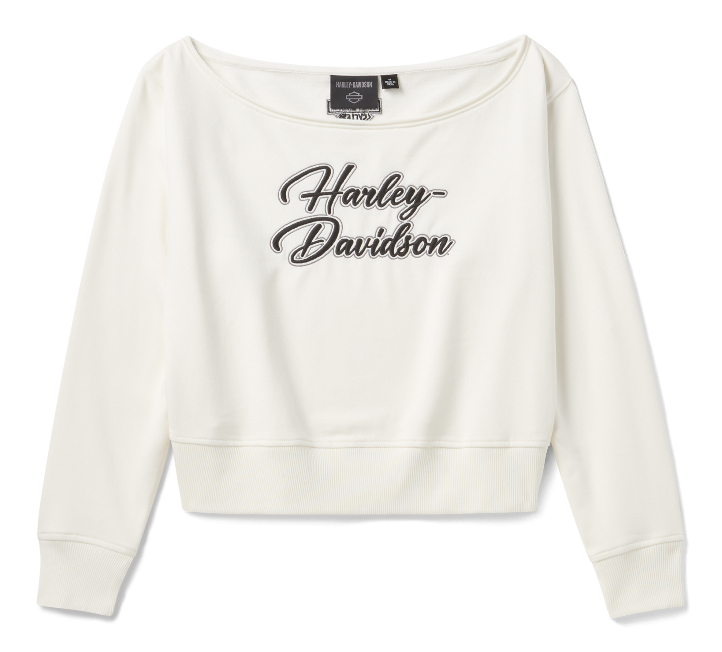 Women's H-D Essential Off-The-Shoulder Crew | Harley-Davidson CA