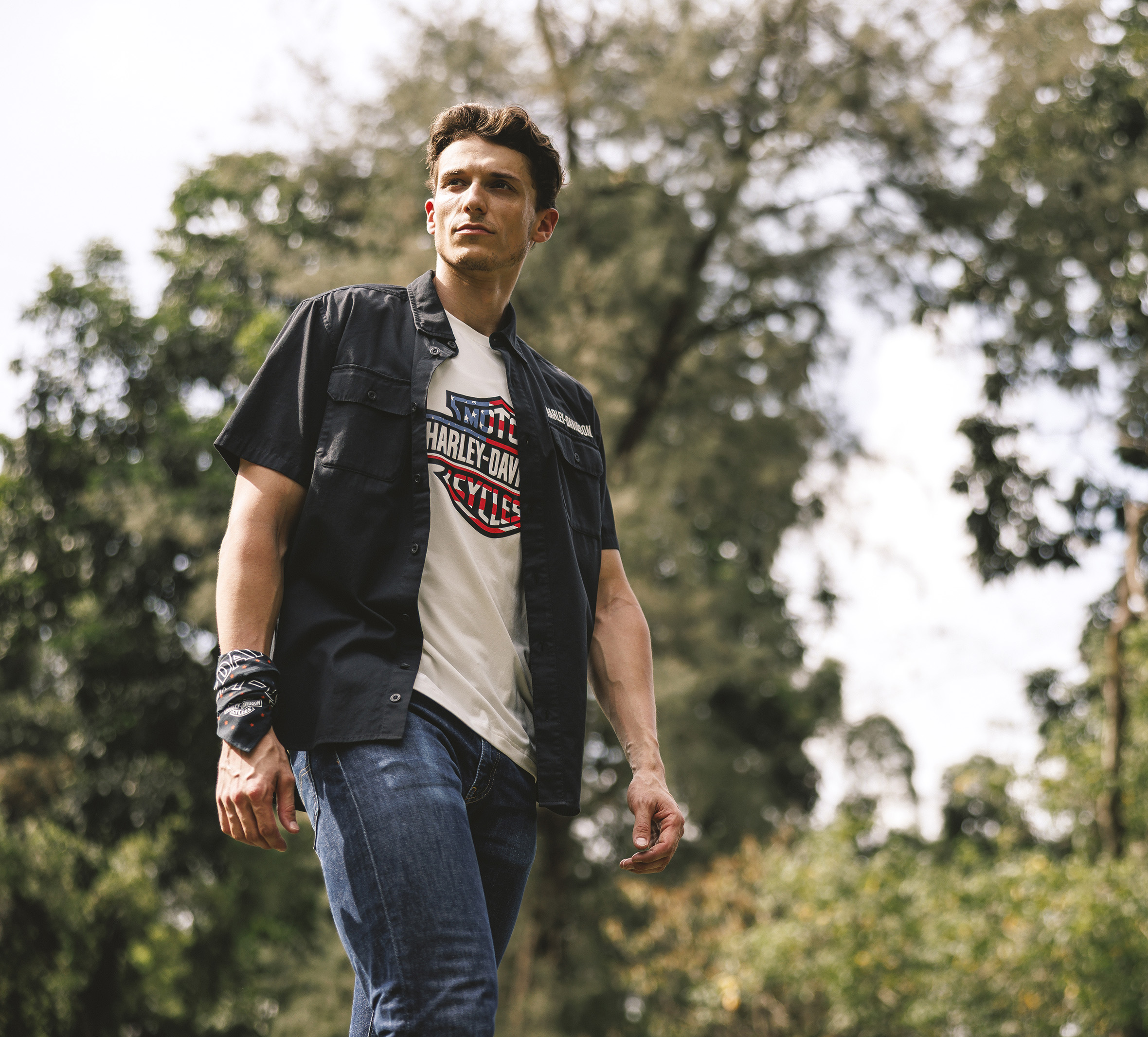 Men's Stars & Stripes Short Sleeve Shirt | Harley-Davidson UK