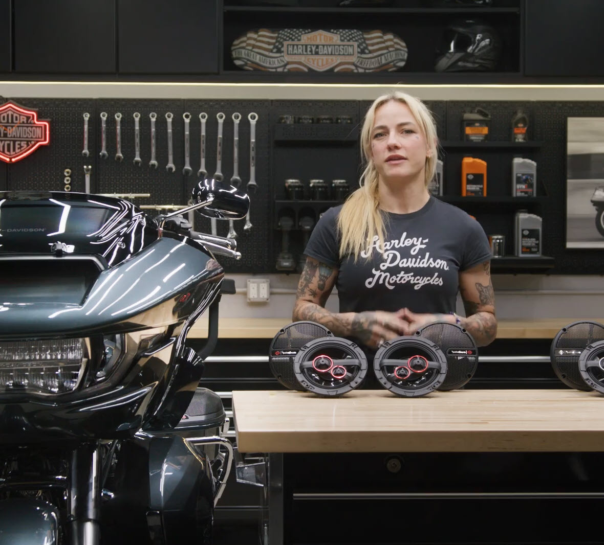 Harley-Davidson Audio powered by Rockford Fosgate - Stage II Tour-Pak ...