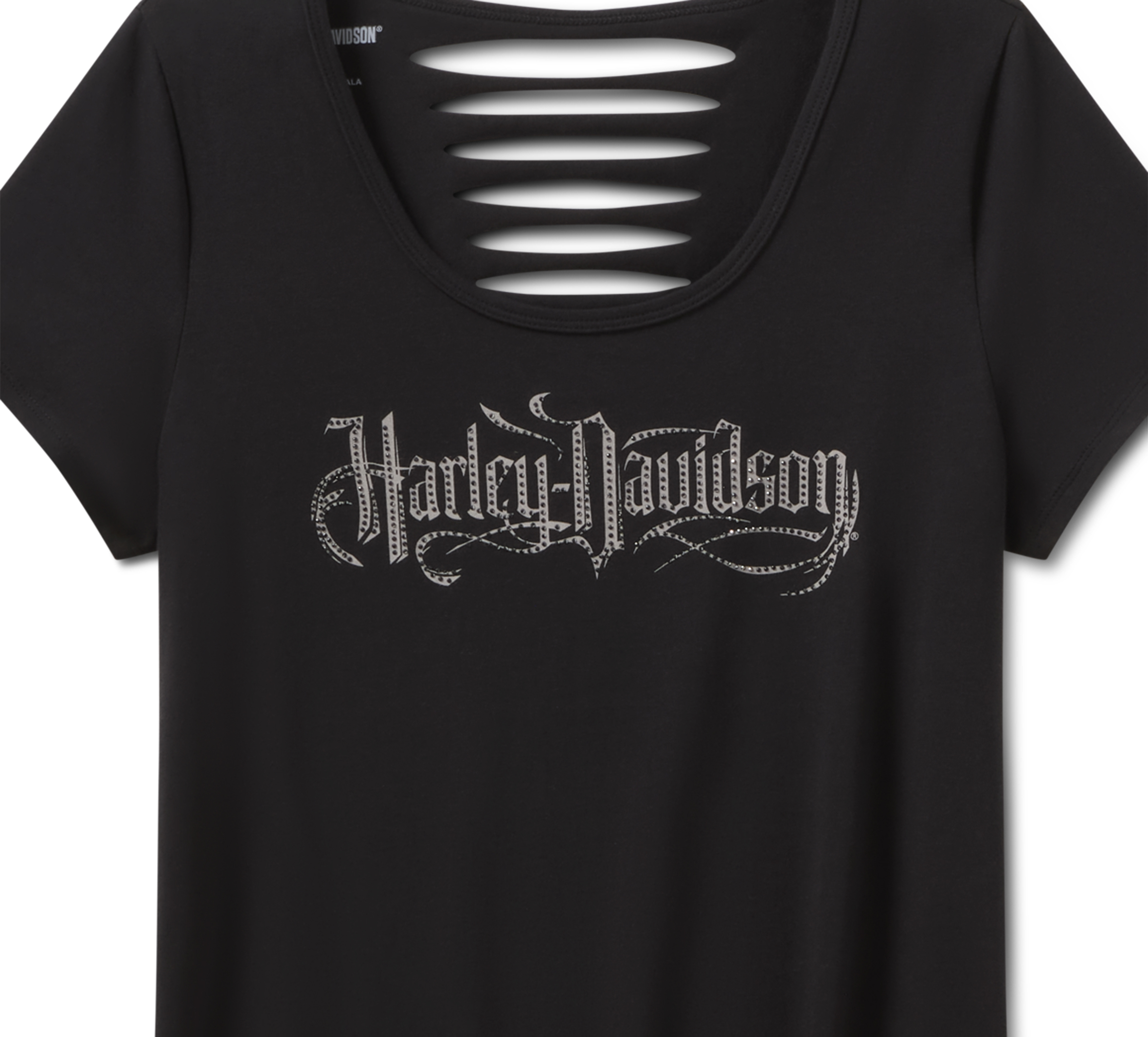 Women's Bling Sabotage Short Sleeve Rip & Repair Tunic | Harley ...