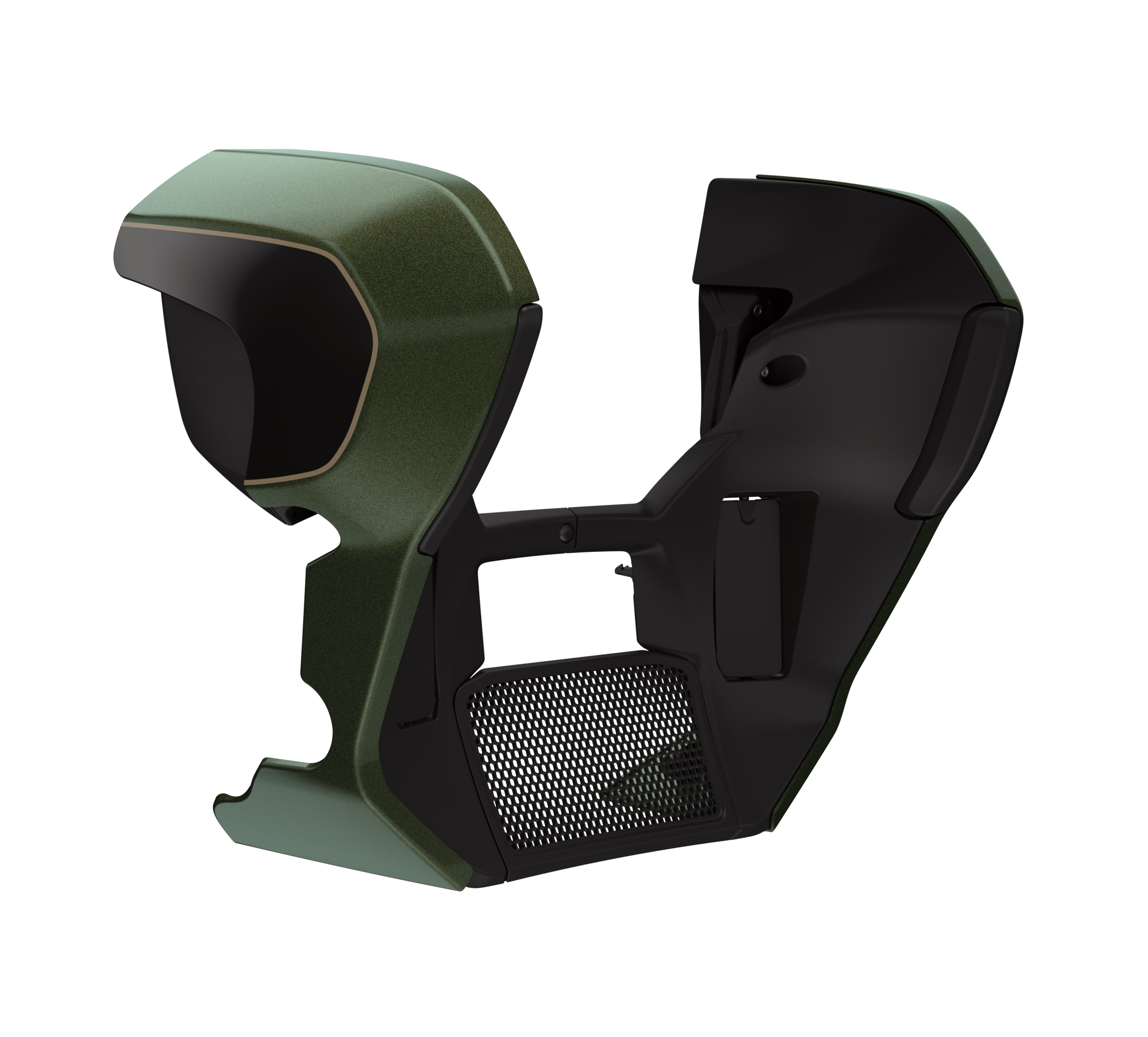 Fairing Lowers - Olive Steel Metallic/Vivid Black | Harley-Davidson USA