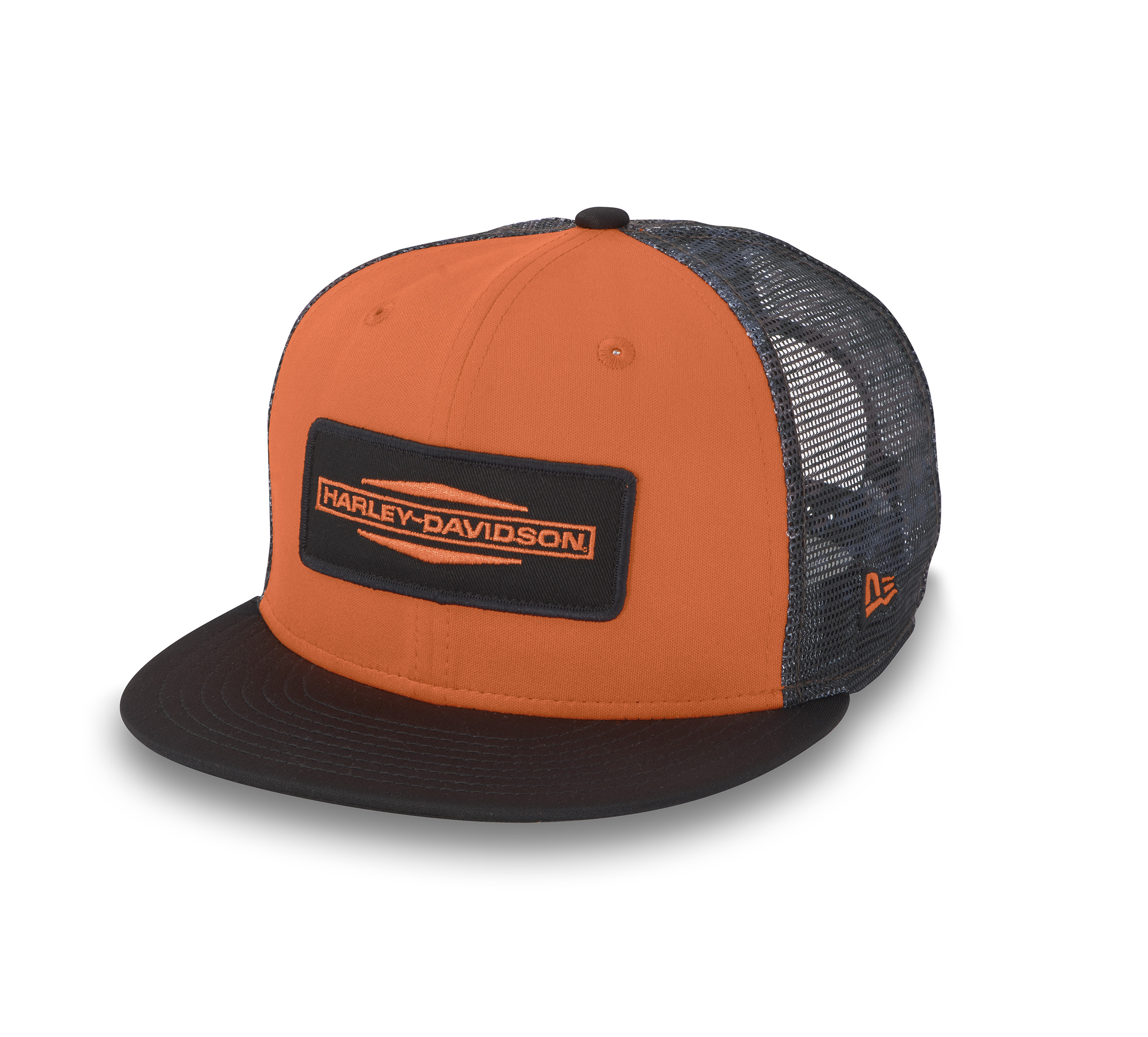 Stacked Bar & Shield 9FIFTY Adjustable Trucker Hat | Harley-Davidson NZ