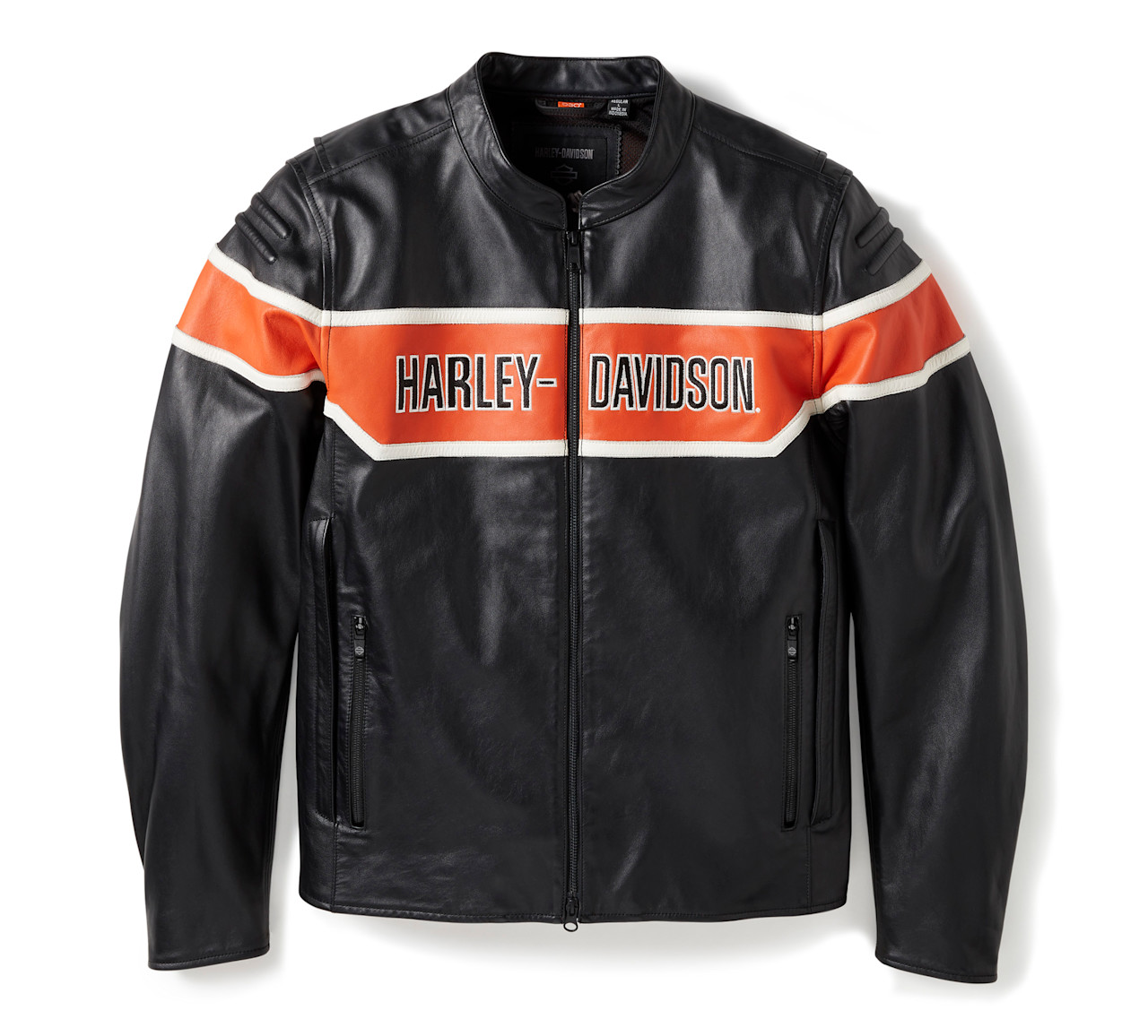 Men's H-D Trenton Leather Riding Jacket | Harley-Davidson USA