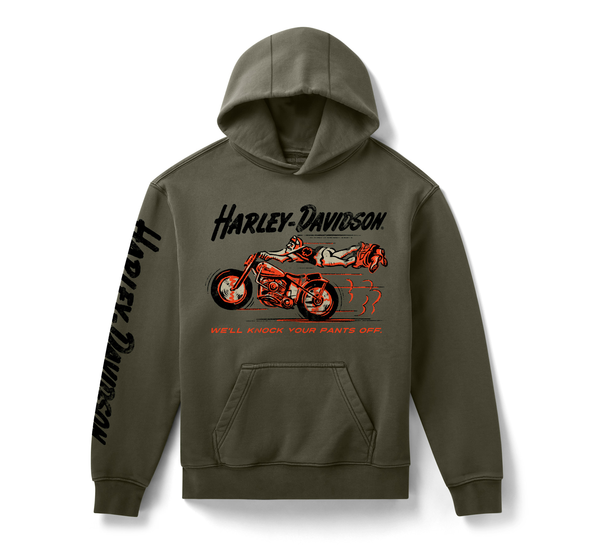 Men's H-D Knock Your Pants Off Pullover Fleece Hoodie | Harley-Davidson USA