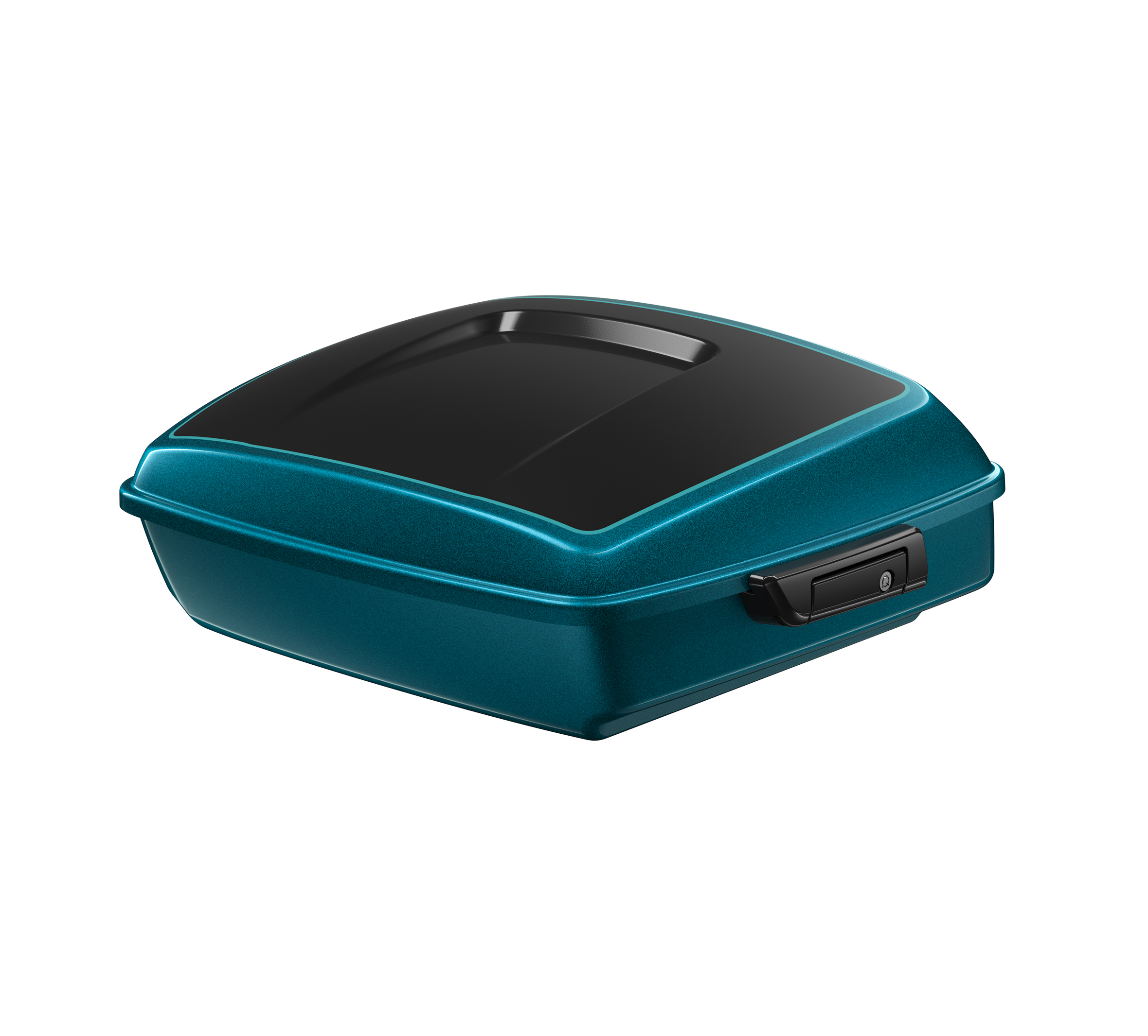 Chopped Tour-Pak Luggage - Teal Thunder/Vivid Black | Harley-Davidson APAC
