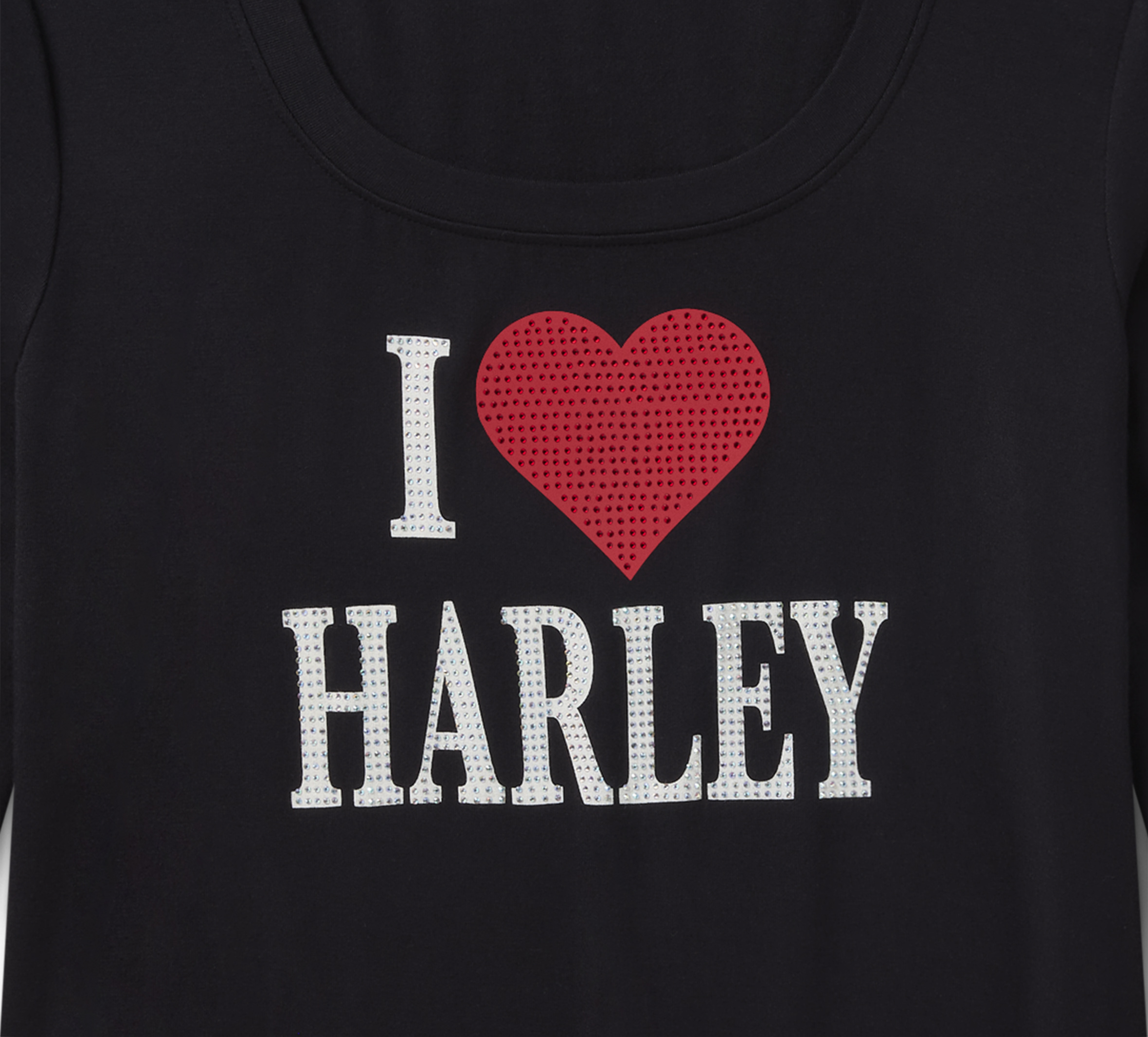 Bling I Love Harley Long Sleeve Tee voor vrouwen | Harley-Davidson BE