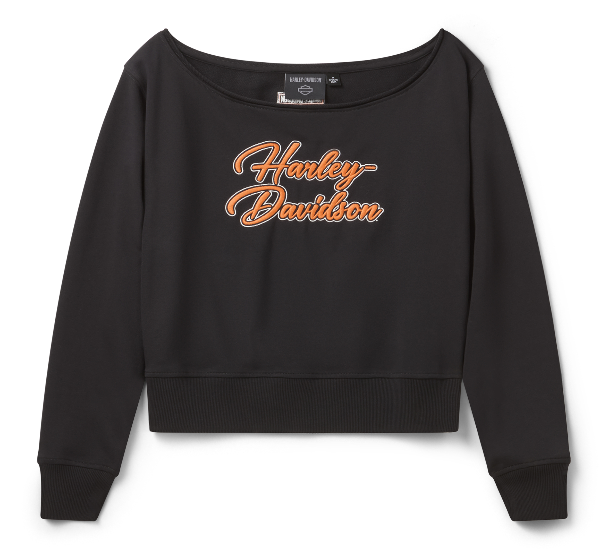 Women's H-D Essential Off-The-Shoulder Crew | Harley-Davidson UK