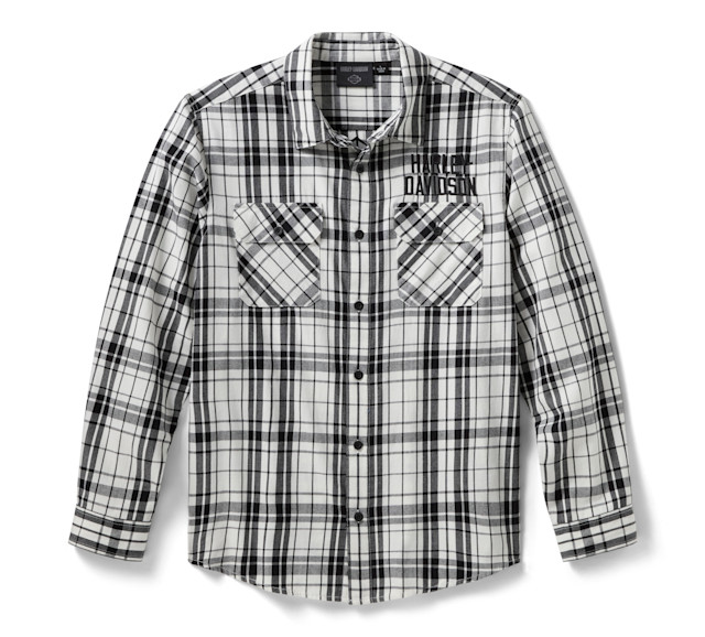 Camicia a quadri da uomo H-D Essential Bar & Shield | Harley-Davidson IT